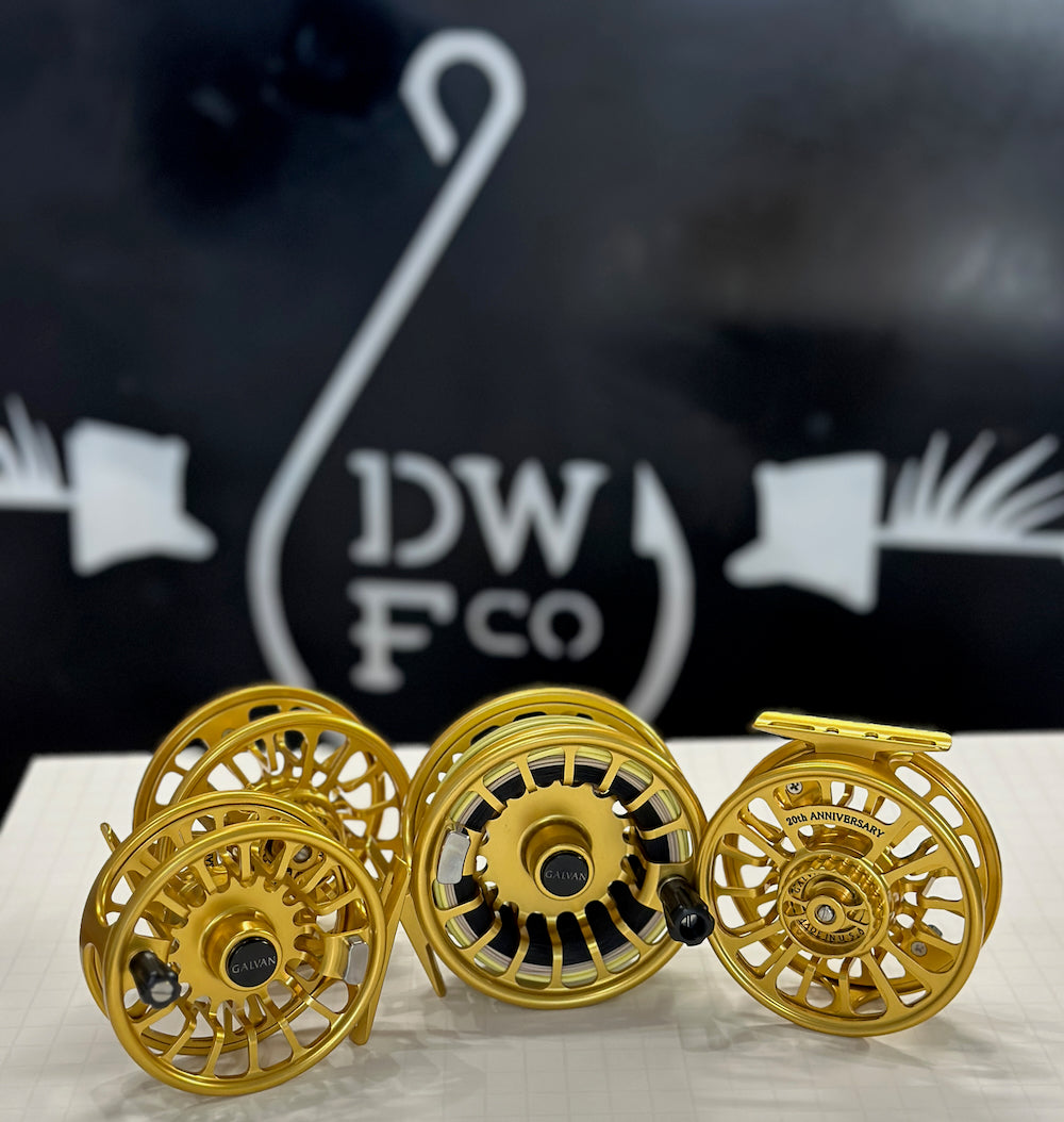 Galvan Torque Gold 20th Anniversary Reels and Spools – Dirty Water Fly ...