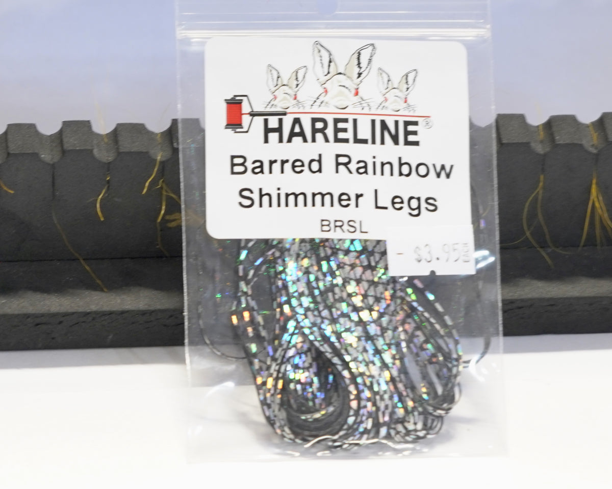 Barred Rainbow Shimmer Legs – Dirty Water Fly Company